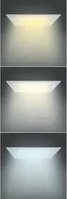 Solight LED mini panel CCT podhledový 12W / 900lm / 3000K / 4000K / 60