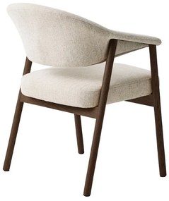 Designová jídelní židle Jacqueline kouřový dub