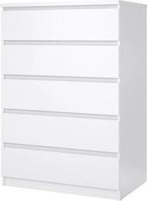 FALCO Komoda Simplicity 231 bílý lesk
