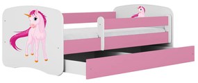 Dětská postel Babydreams jednorožec růžová