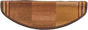 Nášlapy na schody samolepicí 5 ks 65x21x4 cm hnědé 149836