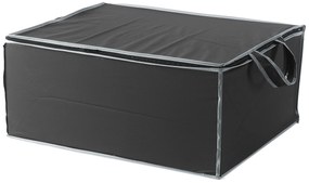 Textilní úložný box na 2 peřiny Compactor URBAN 55 x 45 x 25 cm – černý