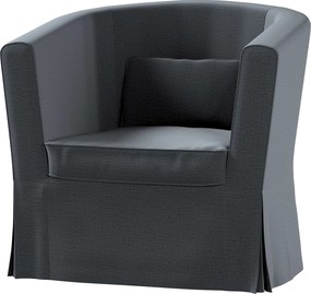Potah na křeslo IKEA Ektorp Tullsta barva šedá látka sametová