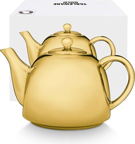 vtwonen Gold čajová konvice 1800 ml - zlatá (Luxusní čajová konvice ve zlaté barvě)