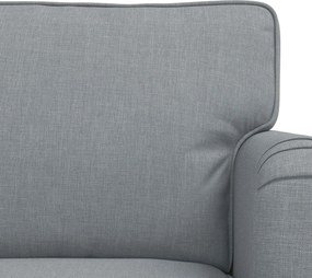 Set pohovek 2 ks Světle šedá textil 3407560
