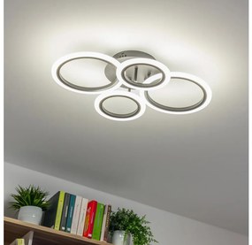 Brilagi -LED Stmívatelný přisazený lustr ORBITS LED/50W/230V 3000-6500K antr +DO
