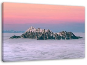Obraz na plátně Moderní mraky Mountain - 120x80 cm