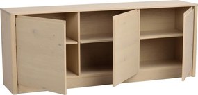 Komoda v dekoru dubu ve světle přírodní barvě 180x70x40 cm Melstone – Rowico
