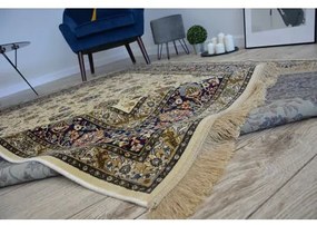 koberec WINDSOR 22933 JACQUARD slonová kost vzor rámu velikost 120x170 cm | krásné koberce cz