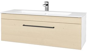 Dřevojas Koupelnová skříň ASTON SZZ 120 Varianta: N01 Bílá lesk / Úchytka T06 / D02 Bříza