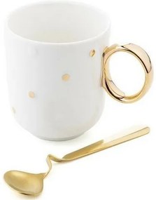 Florina Hrnek se lžičkou Dots Gold v dárkové  krabičce 350 ml