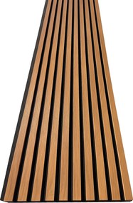3D Dřevěné lamely na zeď na filci 255x46cm - Dub SLUNEČNÍ