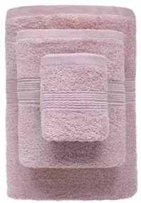 Bavlněný ručník Rondo 70x140 cm růžový