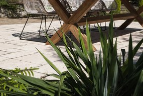 Zahradní ratanová retro židle  DINAN přírodní