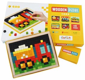 CUBIKA Pixel IV auta 14903 - dřevěná mozaika