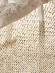 BT Carpet, Koberec běhoun Wolly 102843, 80x300, bílá, ložnice