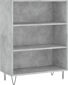 vidaXL Skříň highboard 69,5 x 34 x 180 cm kompozitní dřevo [3198759] Barva: Černá