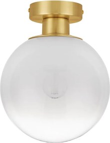 Bílé/ve zlaté barvě skleněné stropní svítidlo Vita – Nova Luce