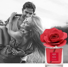 Muhà Rose difuzér s dřevěnou růží Petali di Rosa Objem: 200 ml