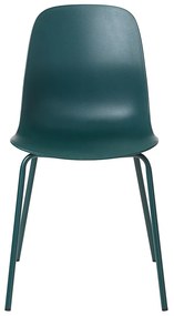 Designová židle Jensen petrolejová