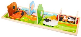 Bigjigs Toys Senzorické puzzle farma
