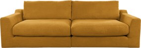 XXXLutz POHOVKA BIG SOFA, textil, hořčicově žlutá Sit & More - Pohovky - 000144003406
