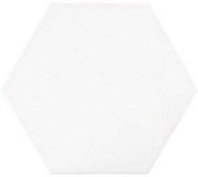 EBS Mayfair dlažba 19,8x22,8 blanco hexagon matná 0,8 m2