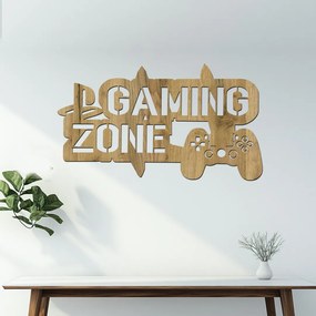 dřevo života Dřevěná dekorace GAMING ZONE Zvolte rozměr (cm): 60x35, Zvolte barvu dekoru: Dub zlatý