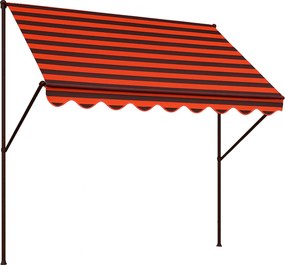 Angerer svorková markýza (hnědá s oranžovými pruhy, 150 cm)
