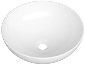 Gamma Dori, umyvadlo na desku 405x405x145 mm, bílá lesklá, GMA-UC-DORI