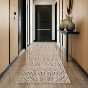 Ayyildiz, Kusový koberec Helix 2202 beige, 280x370, béžová, chodba / předsíň
