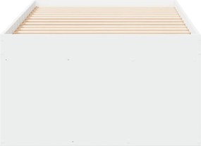 Válenda se zásuvkami bez matrace bílá 100 x 200 cm 3280237
