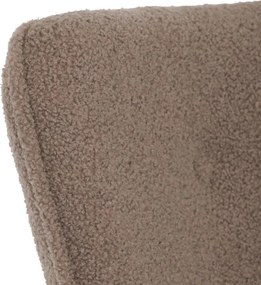 Relaxační křeslo AK-319 BR2, látka bouclé, hnědá (67 x 76) cm zelená