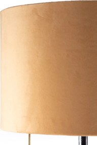 Moderní stolní lampa žlutá se zlatem - Rosalina