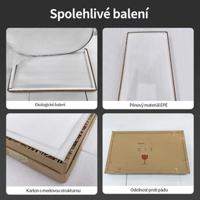 CERANO - Koupelnové LED zrcadlo Velo, kovový rám - černá matná - Ø 60 cm