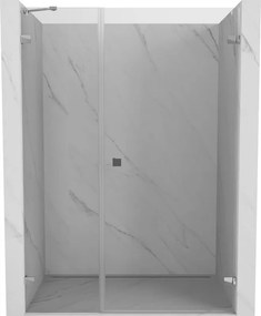 Mexen Lunar-B, pravé otočné sprchové dveře 110 cm, čiré sklo, chromový profil, 832S-110-050-01-00-P