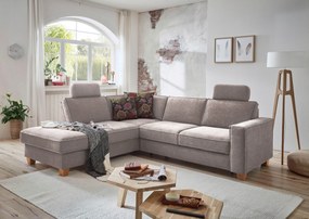 XXXLutz ROHOVÁ SEDAČKA, textil, šedohnědá Sit & More - Sedací soupravy - 000144005812