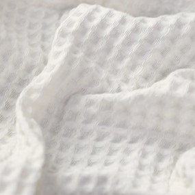 Výhodná sada vaflových ručníků a osušek - bílá ecru
