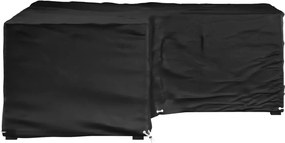 Plachta na zahradní nábytek tvar L 16 oček 215 x 215 x 70 cm 319315