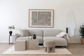 House Nordic Pouf PERTH světle šedý
