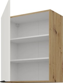 ARIA az | horní skříňka 60 G-72 1F policová | 60 cm | ANTI FINGERPRINT povrch | artisan/bílá