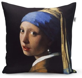 Sablio Polštář Dívka s perlou - Johannes Vermeer - 60x60 cm