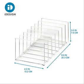 Koupelnový organizér na kosmetiku z recyklovaného plastu Palette Station – iDesign