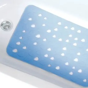 Spirella DROPS protiskluzová podložka do vany modrá / PVC / 53 x 35 cm