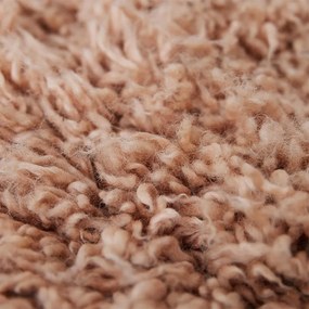 Růžový nadýchaný vlněný koberec Fluffy rug soft pink - 200*300 cm