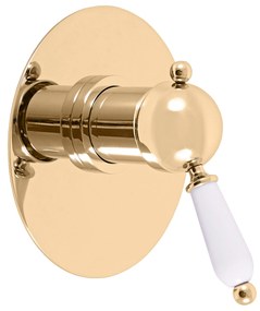 Slezák - RAV Vodovodní baterie sprchová vestavěná LABE zlato  Barva: Zlatá