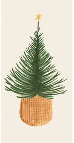 IB Laursen Servírovací ubrousky CHRISTMAS TREE 40x40 cm, 16 ks