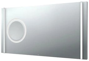 Emco - zrcadlo s LED osvětlením s integrovaným kosmetickým zrcadlem, 1200x610 mm, 449600090