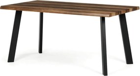 Jídelní stůl HT-F4516 GREY, mdf, šedý dub (160 x 90) cm hnědá