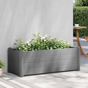 Vyvýšený záhon PP kamenný šedý 100 x 43 x 35 cm 317580